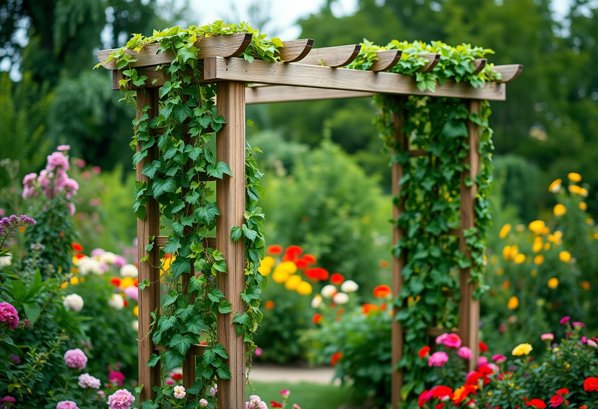 How to Build a DIY Garden Trellis - Opaye